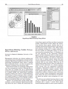 Agent-Based Modeling Toolkits: NetLogo, RePast, and Swarm – Dr Duncan ...